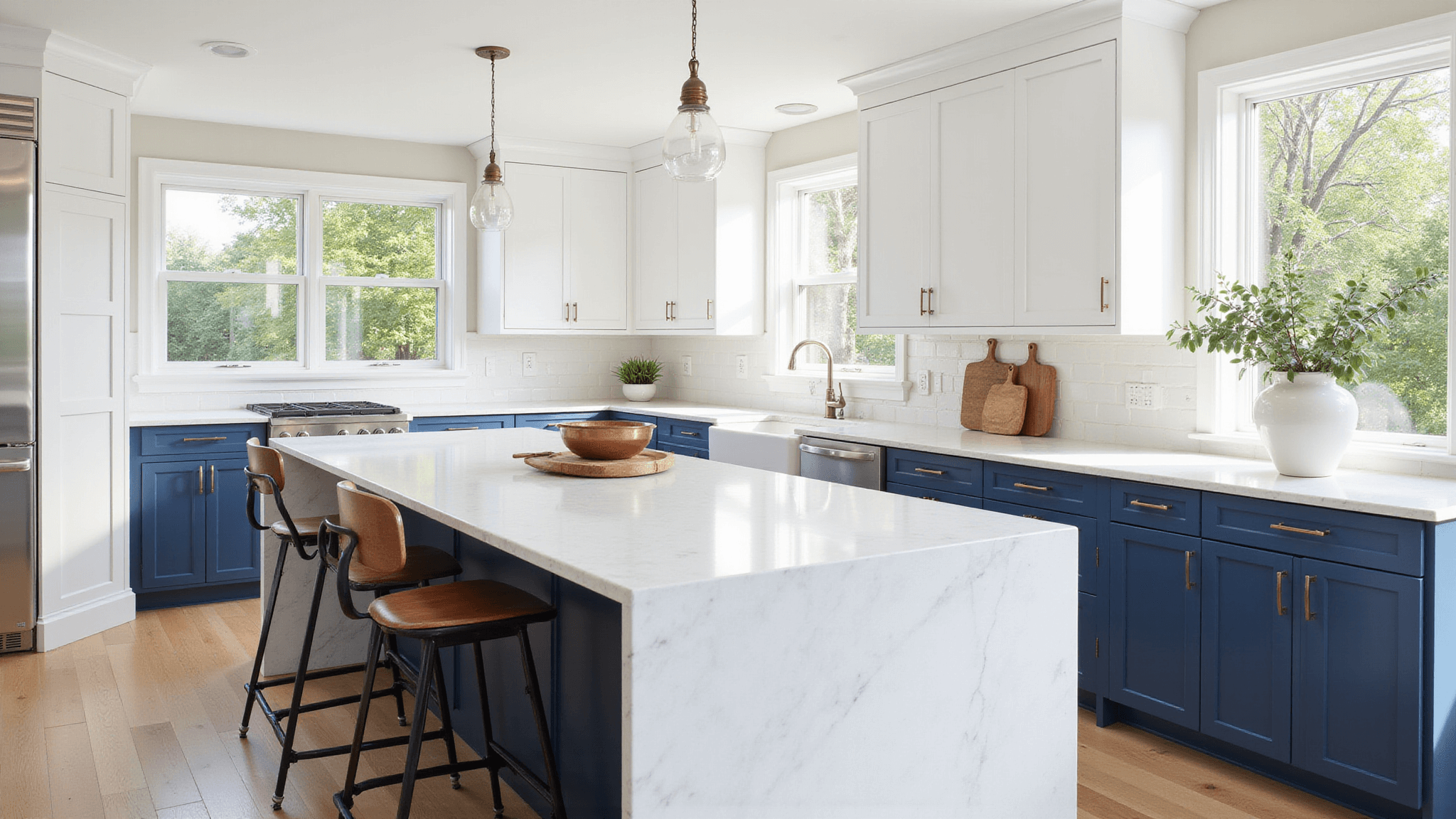 Two-Tone Kitchen Cabinets: Transform Your Space with Color and Style ...
