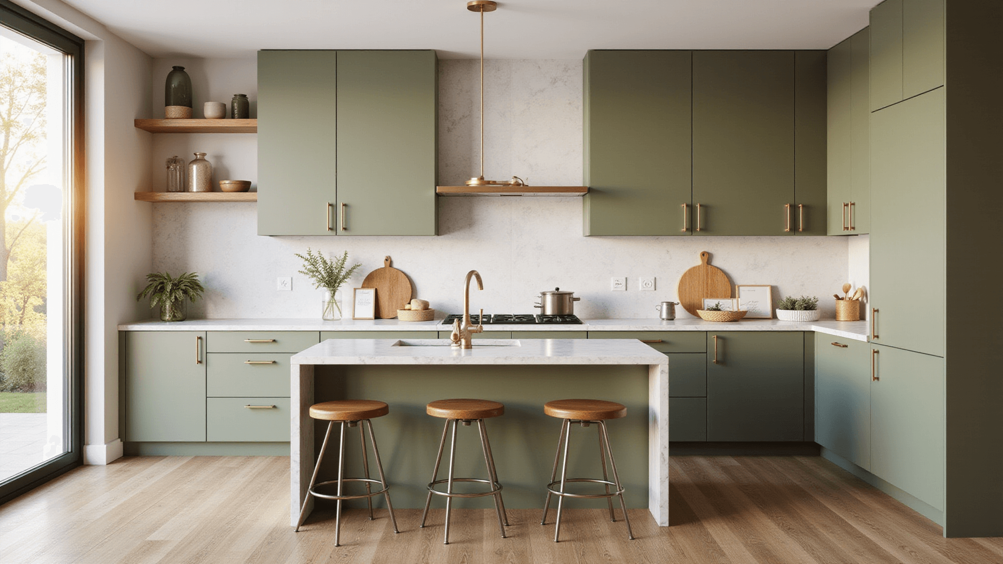 Olive Green Kitchen Cabinets: A Sophisticated Design Trend That's Here ...